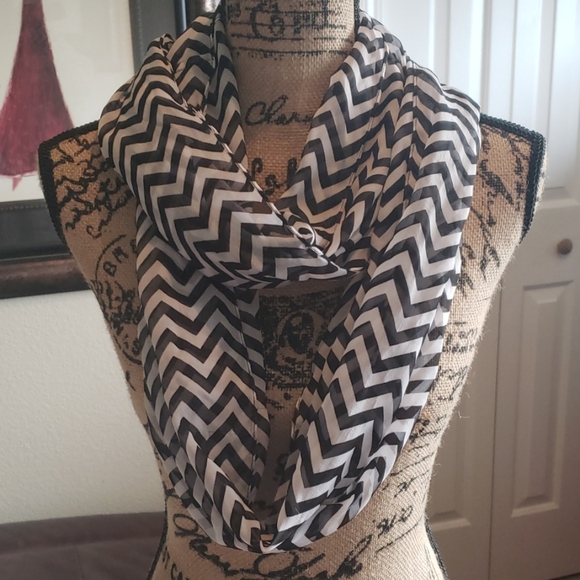 Accessories | Chevron Infinity Scarf | Poshmark